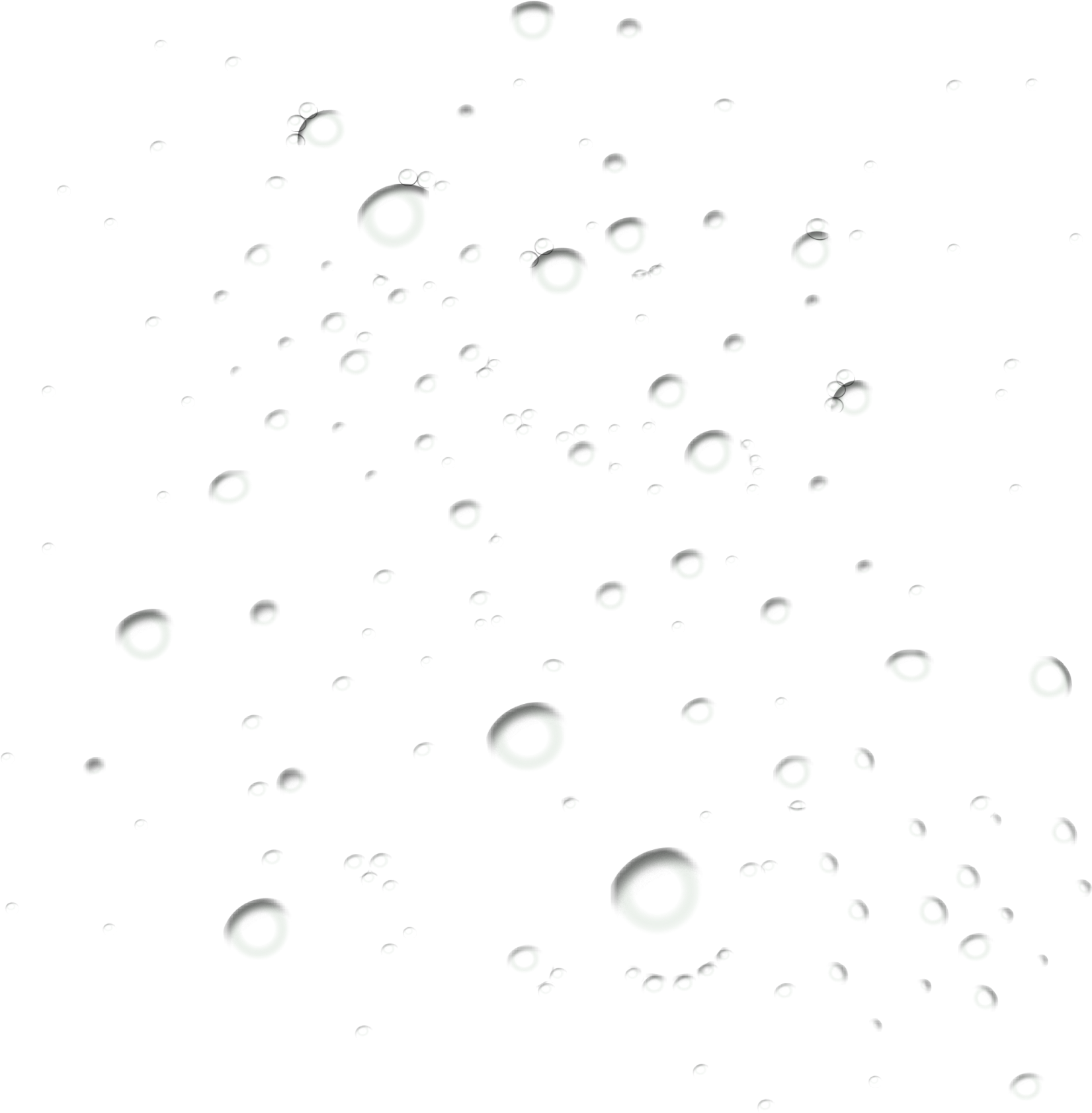 Bubble On Transparent Background Overlay