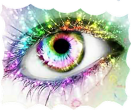 Transparent Tumblr Rainbow Eyes